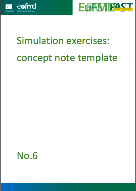 Knowledge Bank: Simulation exercises: concept note template | EuFMD vLearning